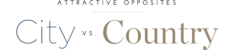 City vs. Country - 1stdibs Introspective
